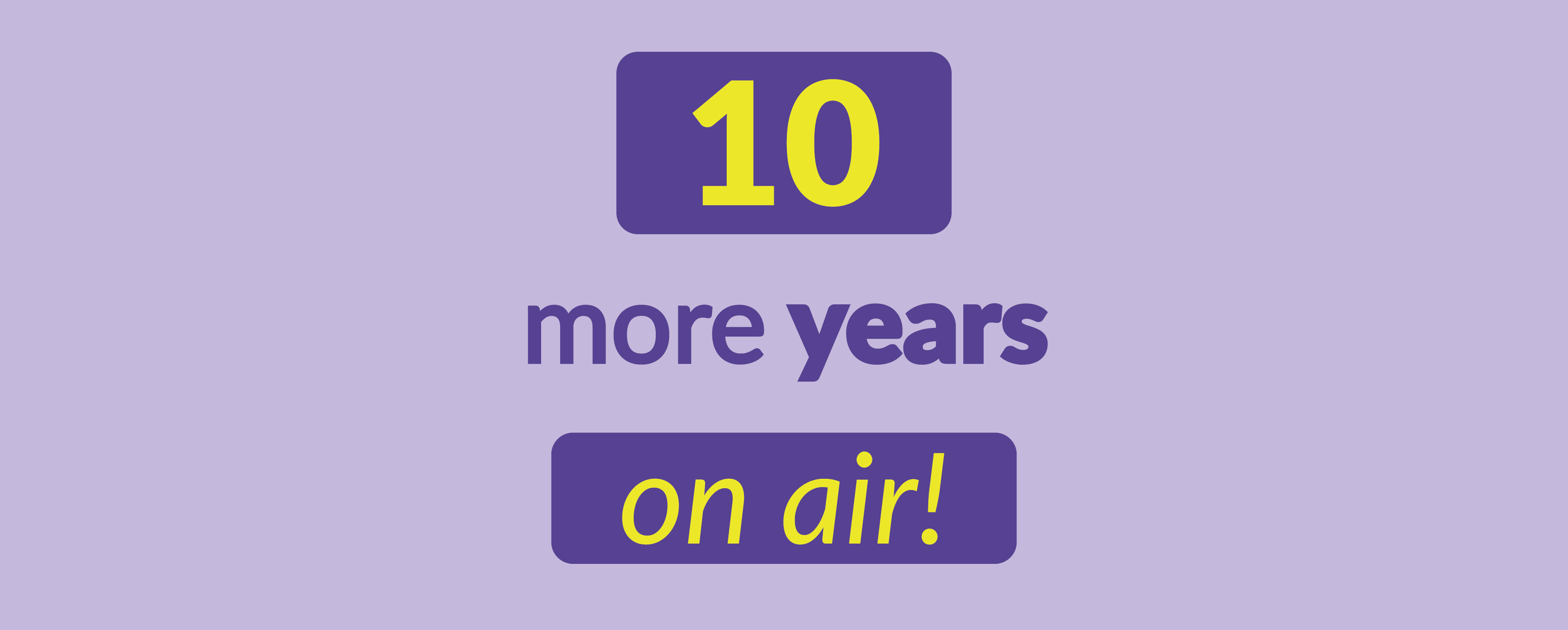 Ten more years on air! - Radio FRO