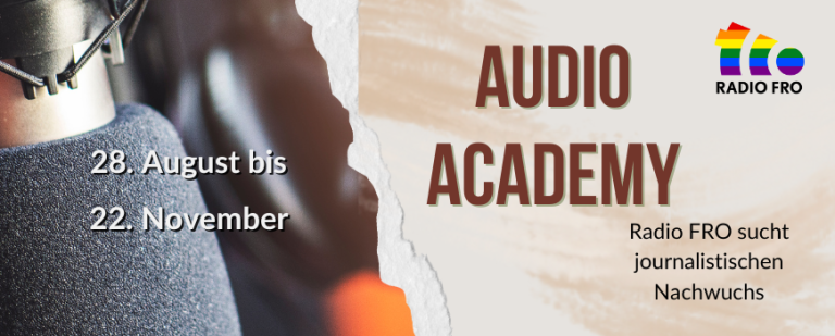 Audio Academy 2024 Modul 8: Vorbereitung auf die Abschlusssendung ...